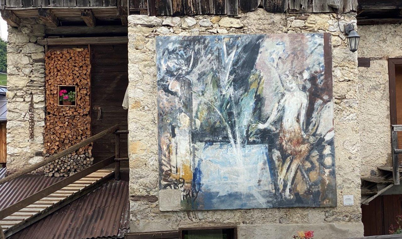 025. LA STORIA DE L'ANGUANA - Cibiana di Cadore, Il paese dei Murales ...